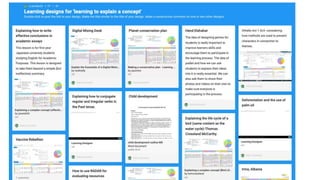 Online and Blended learning courses of high pedagogical quality for ...