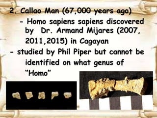 Early Philippine Society (250,000 BCE- 1565) | PPTX