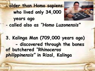 Early Philippine Society (250,000 BCE- 1565) | PPTX