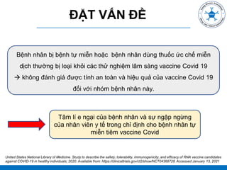 Vaccine Covid 19 ở bệnh nhân tự miễn | PDF