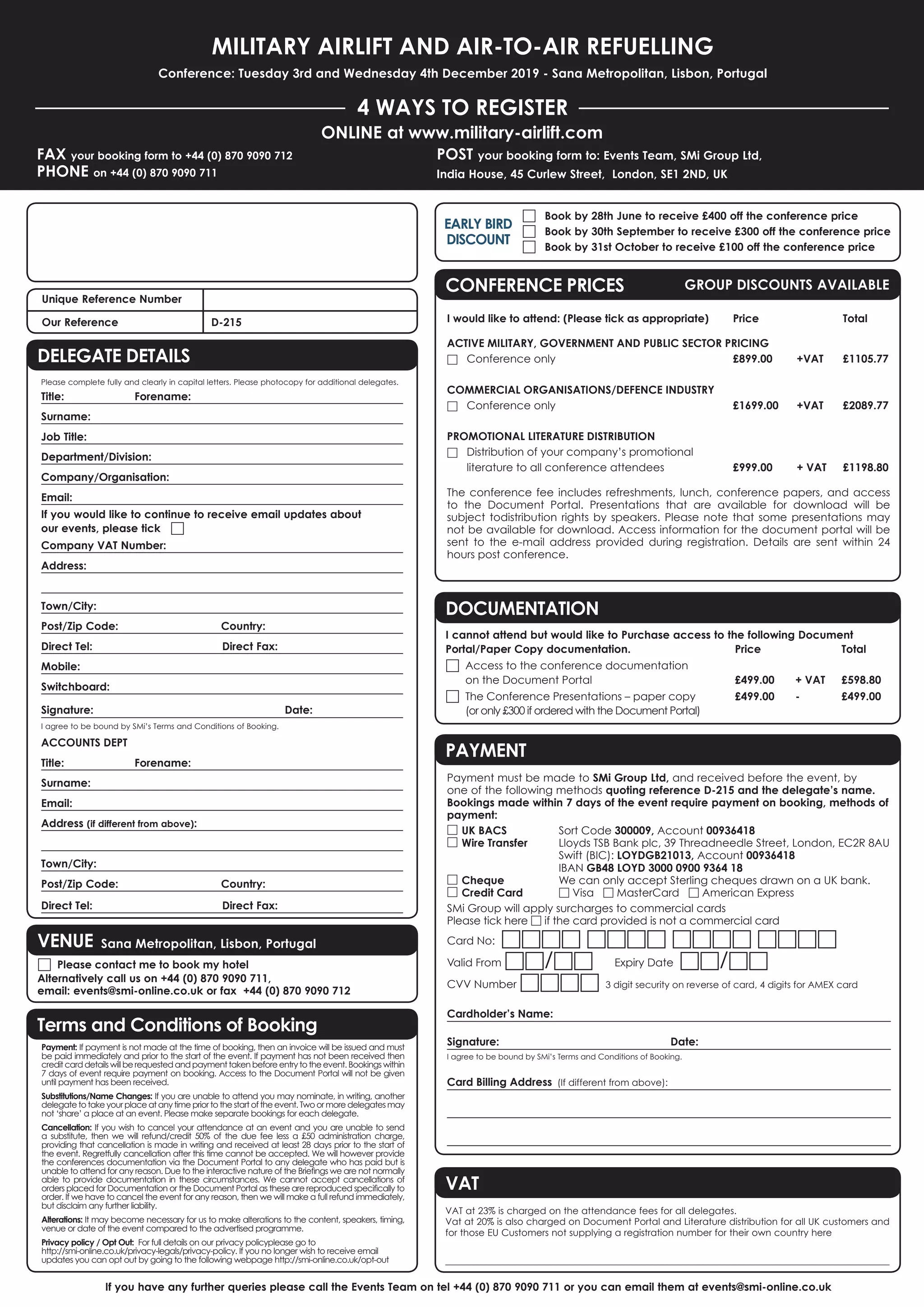 SMi Group's Military Airlift and AAR 2019 | PDF