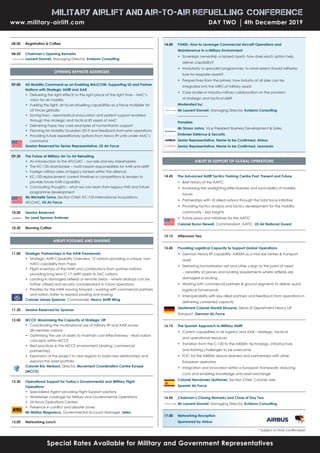 SMi Group's Military Airlift and AAR 2019 | PDF