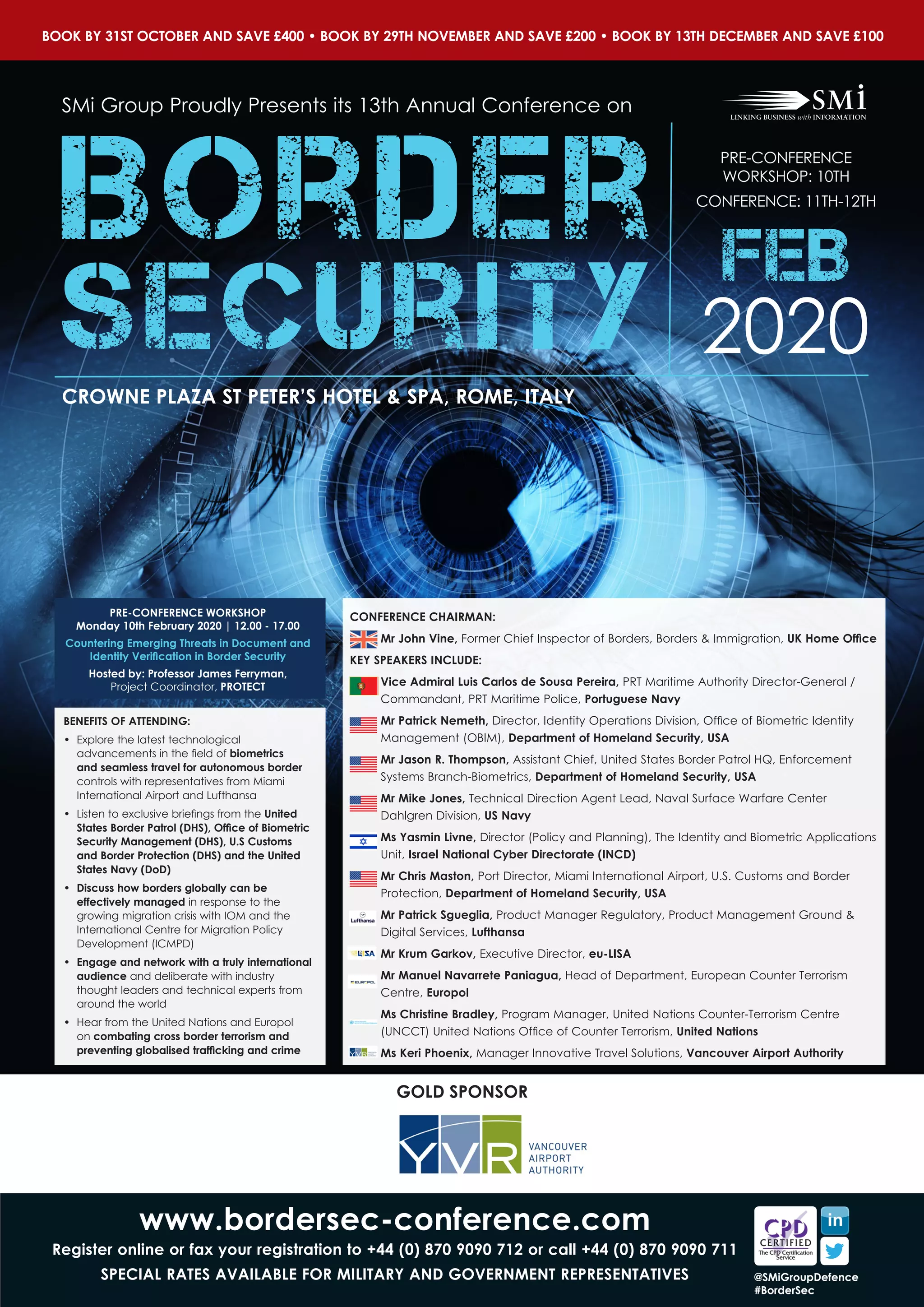 SMi Group's 13th annual Border Security 2020 conference | PDF