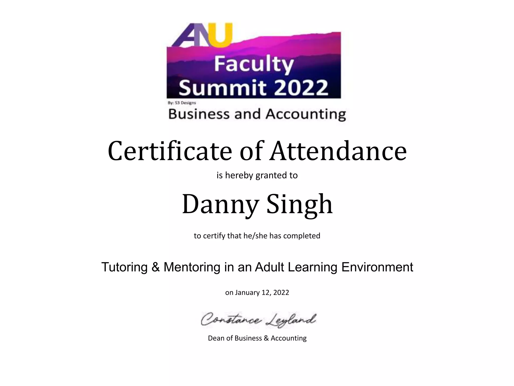 Tutoring and Mentoring in an Adult Learning Environment - Certificate ...