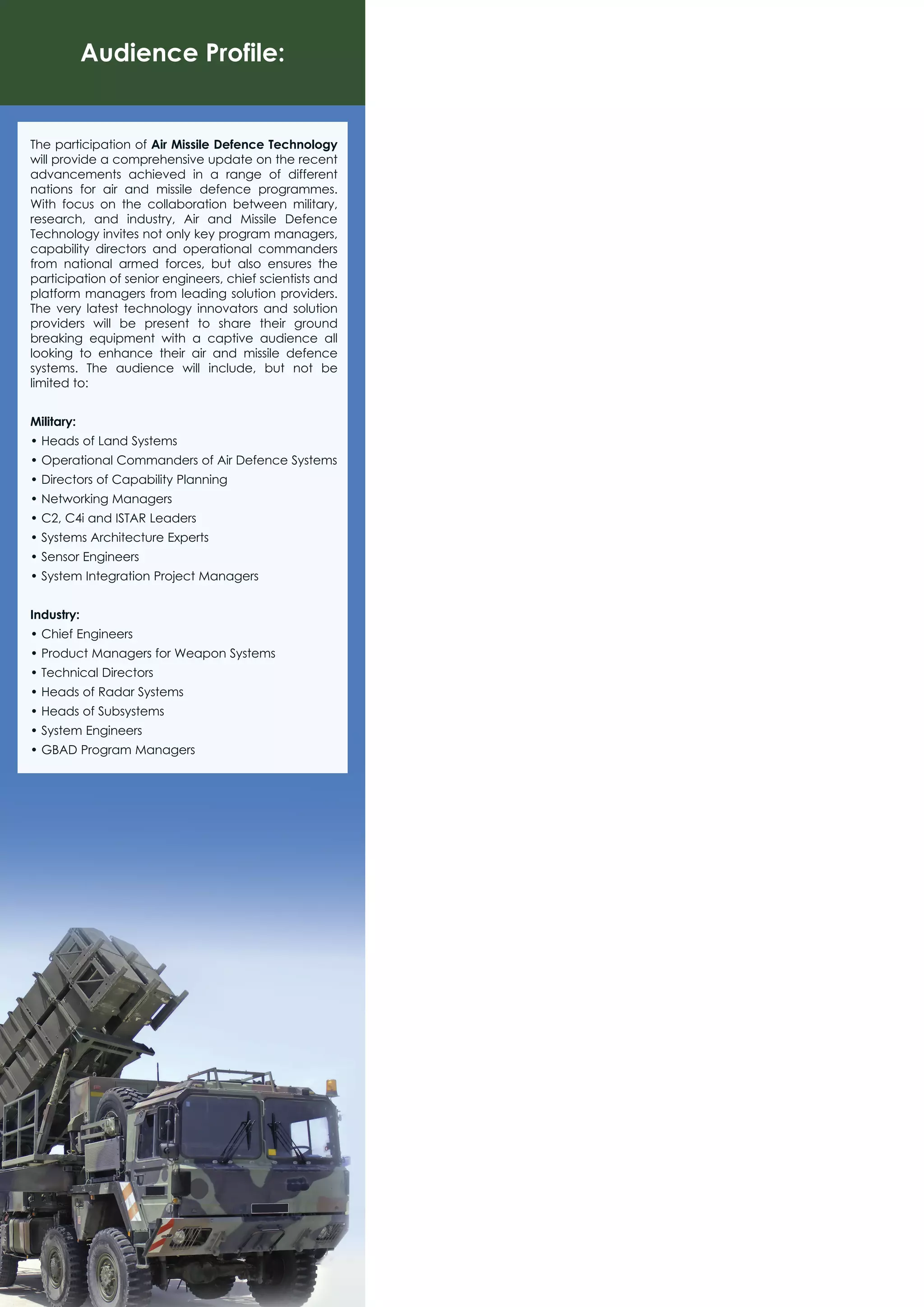 SMi Group's Air Missile Defence Technology 2019 | PDF