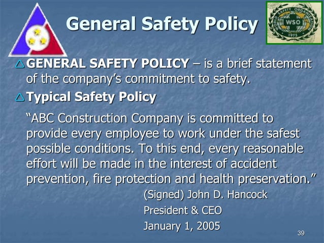 D.O. 13 Guidelines on Construction.ppt | First Aid | Injuries
