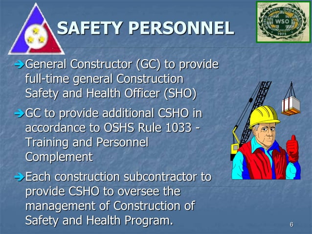 D.O. 13 Guidelines on Construction.ppt | First Aid | Injuries