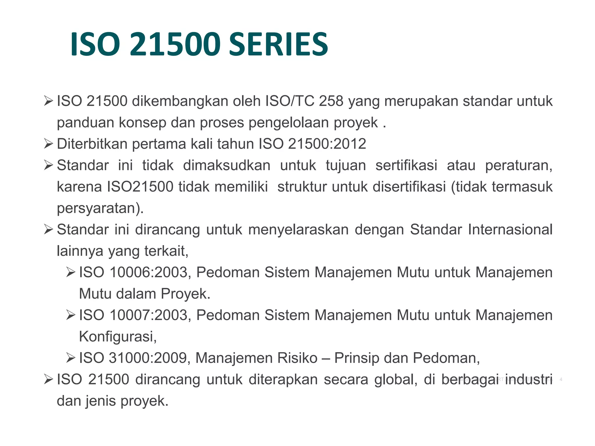 AWARENESS MANAGEMENT PROJECT ISO 21500 Series.ppt