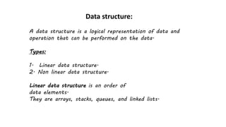 Different types of Linked list. | PPTX