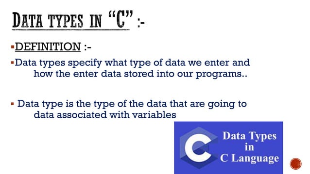 ppt on data types | PDF | Programming Languages | Computing