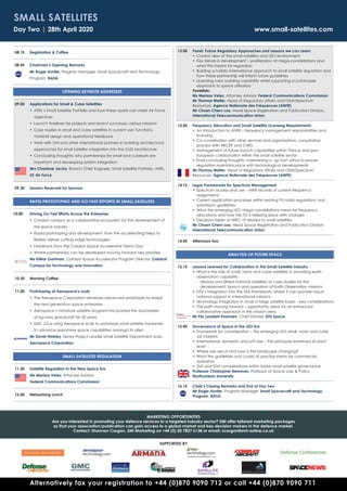 SMi Group's Small Satellites 2020 | PDF