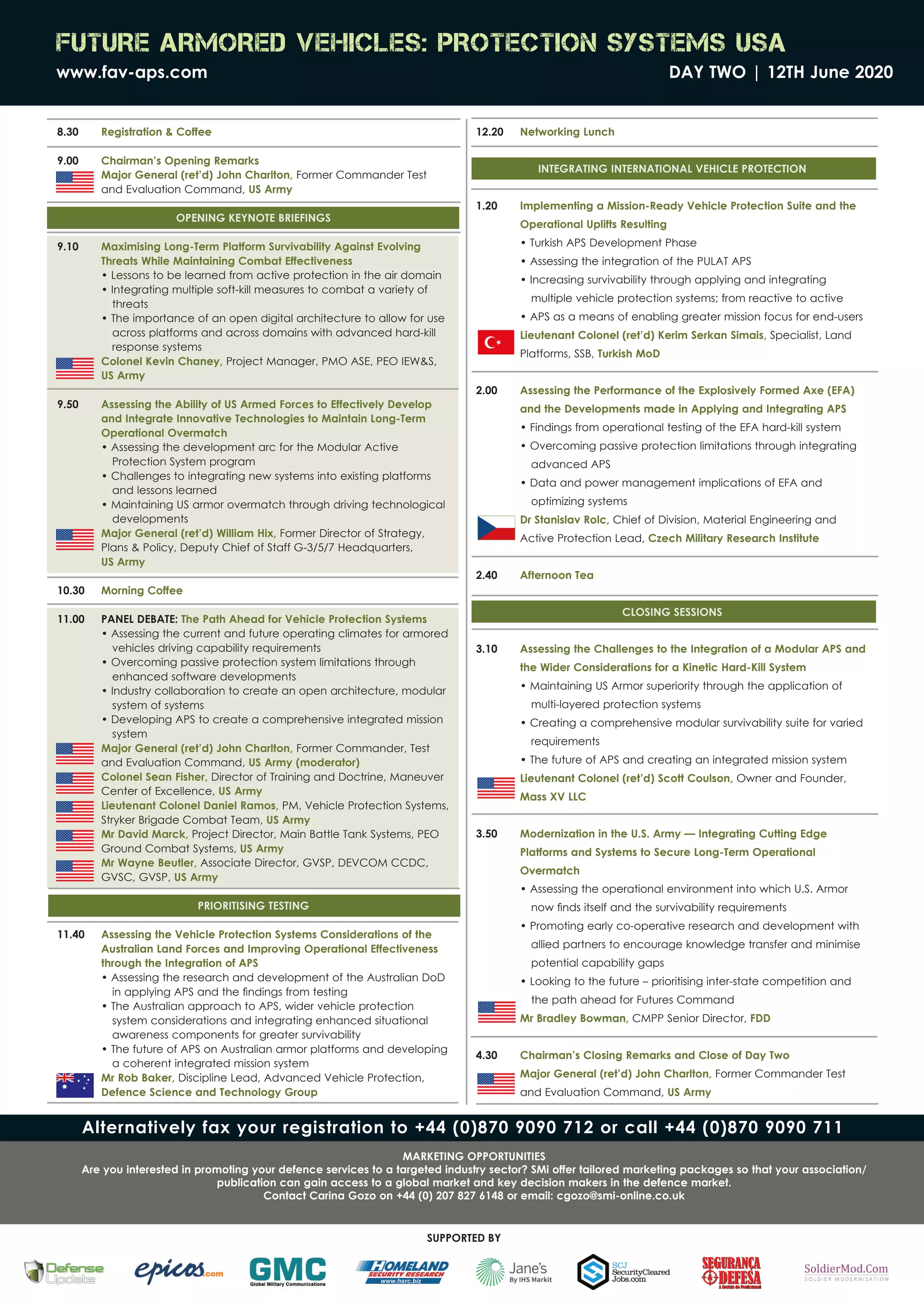 SMi Group's Future Armoured Vehicles Protection Systems USA 2020 ...