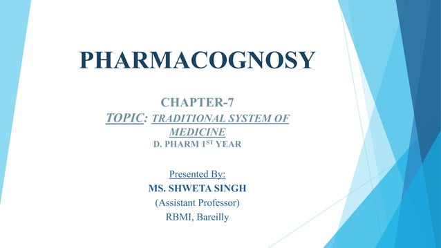 Pharmacognosy Diploma in Pharmacy 1st year | PPTX | Holistic Health ...