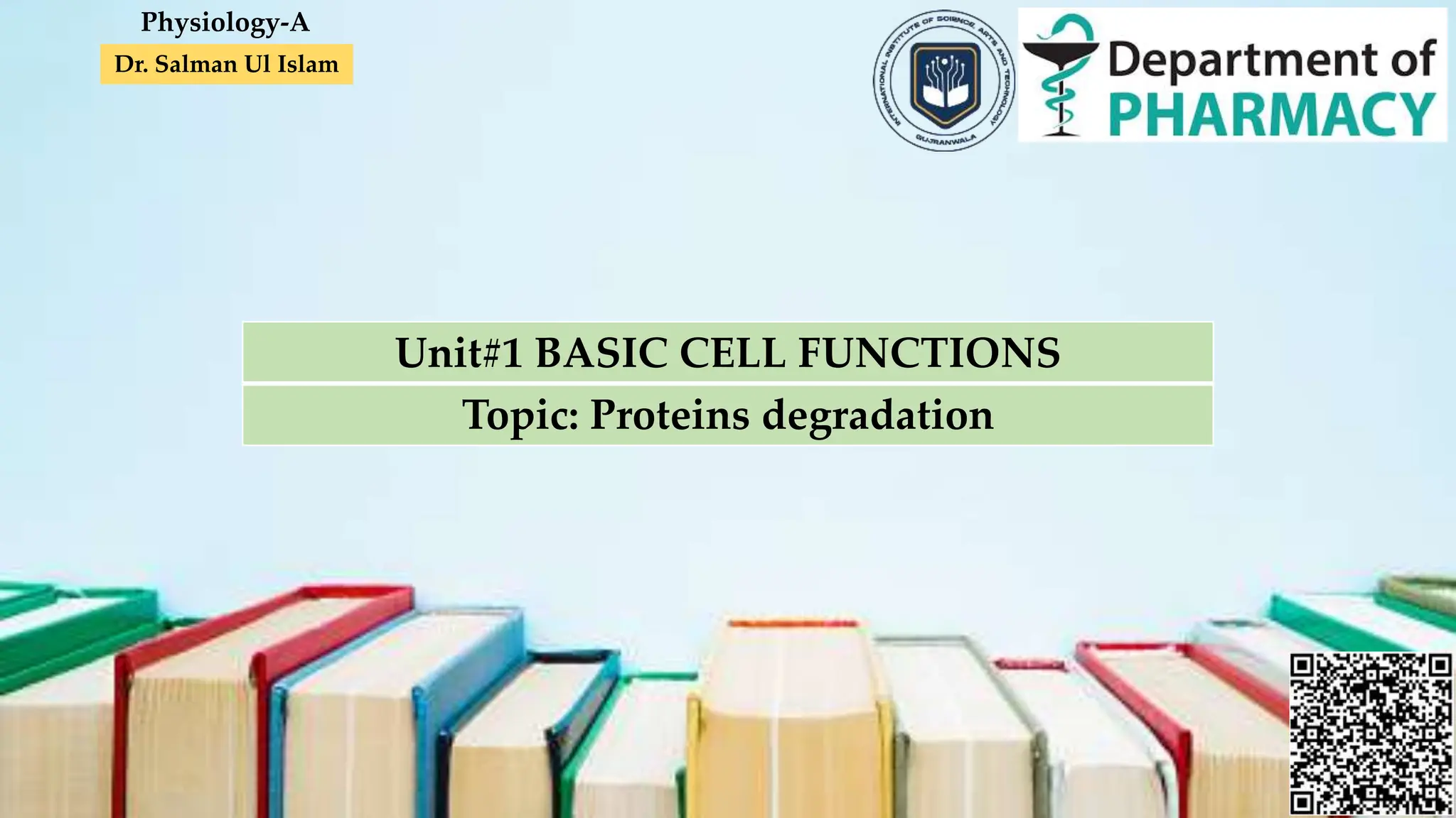 Protein degradation.pptx how do proteins degrade | PPTX