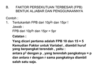 D. BENTUK ALJABAR - Matematika SMP Kelas VII [www.defantri.com].ppt