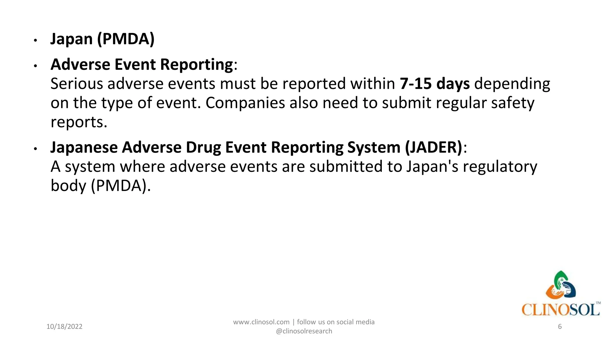 Global Pharmacovigilance Regulatory Requirements: A Comparative ...