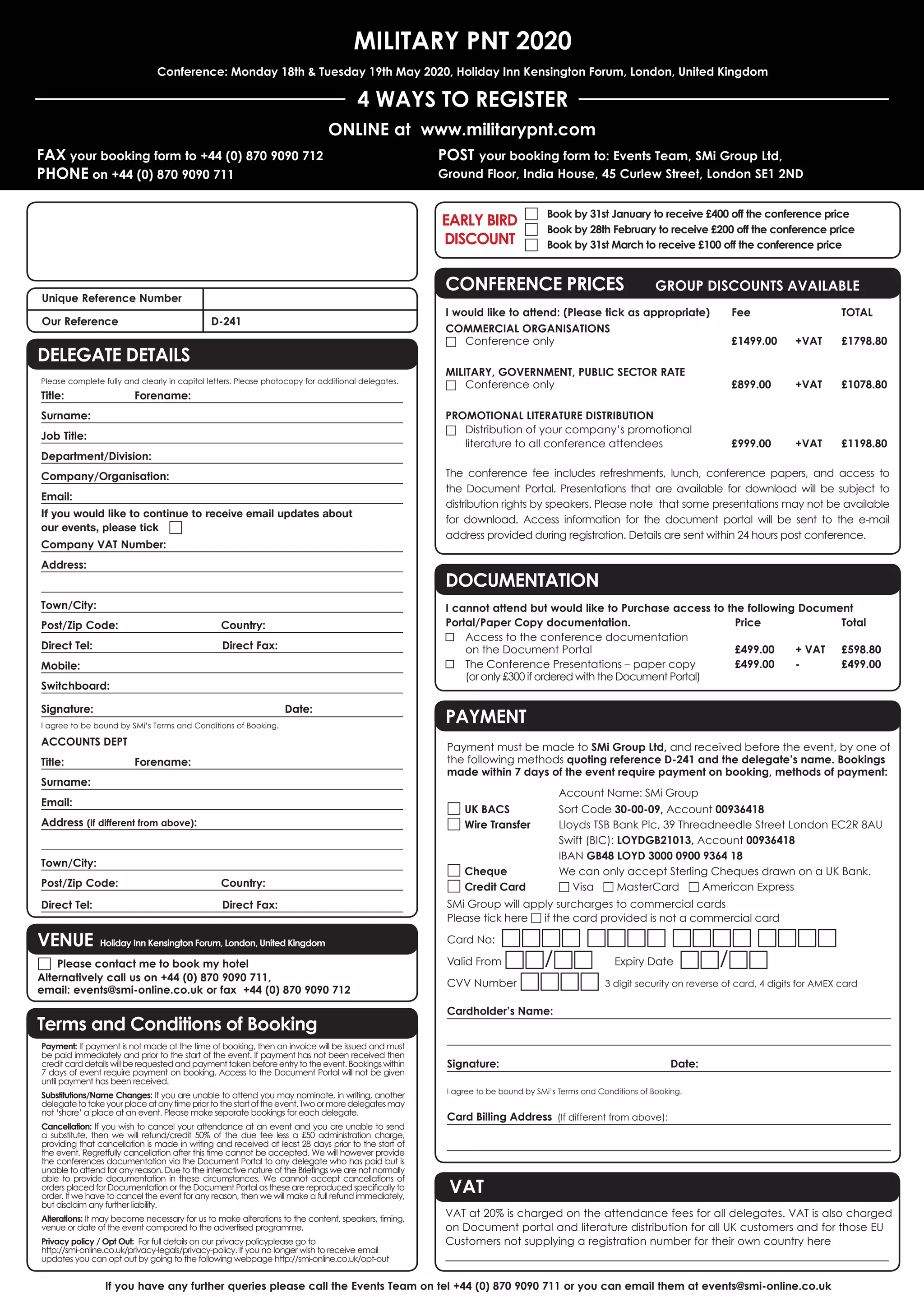 SMi Group's Military PNT 2020 conference | PDF