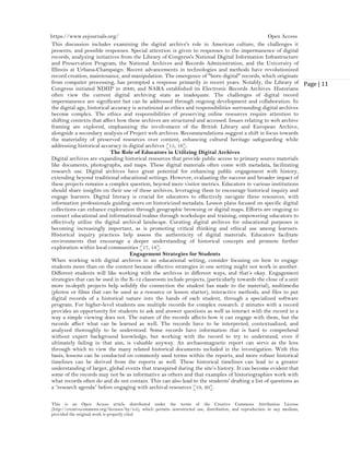 Reimagining History: The Role of Digital Archives in Education (www.kiu ...