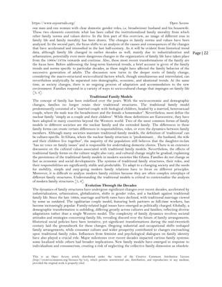 The Dynamics of Family Structures in Modern Society (www.kiu.ac.ug) | PDF