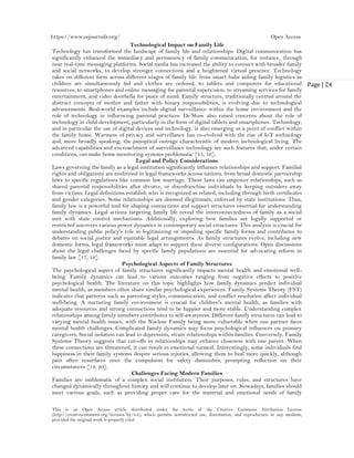 The Dynamics of Family Structures in Modern Society (www.kiu.ac.ug) | PDF