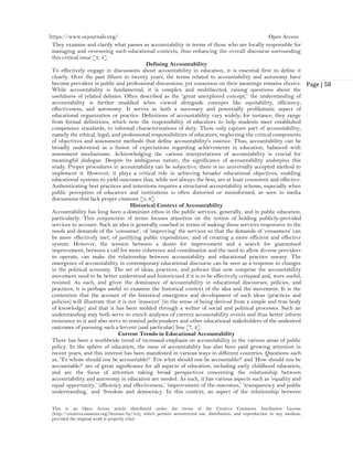 Balancing Accountability and Autonomy in Education (www.kiu.ac.ug) | PDF