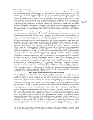 Balancing Accountability and Autonomy in Education (www.kiu.ac.ug) | PDF