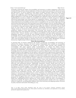 Balancing Accountability and Autonomy in Education (www.kiu.ac.ug) | PDF