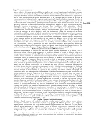 Cultural Competence in Global Business Operations (www.kiu.ac.ug) | PDF