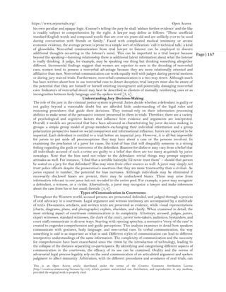 The Influence of Communication on Jury Decision Making (www.kiu.ac.ug) | PDF