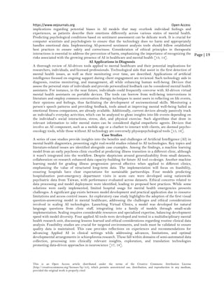 Artificial Intelligence in Mental Health Diagnostics (www.kiu.ac.ug) | PDF
