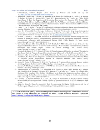Innovative Diagnostics and Surveillance Systems for Diarrheal Diseases ...