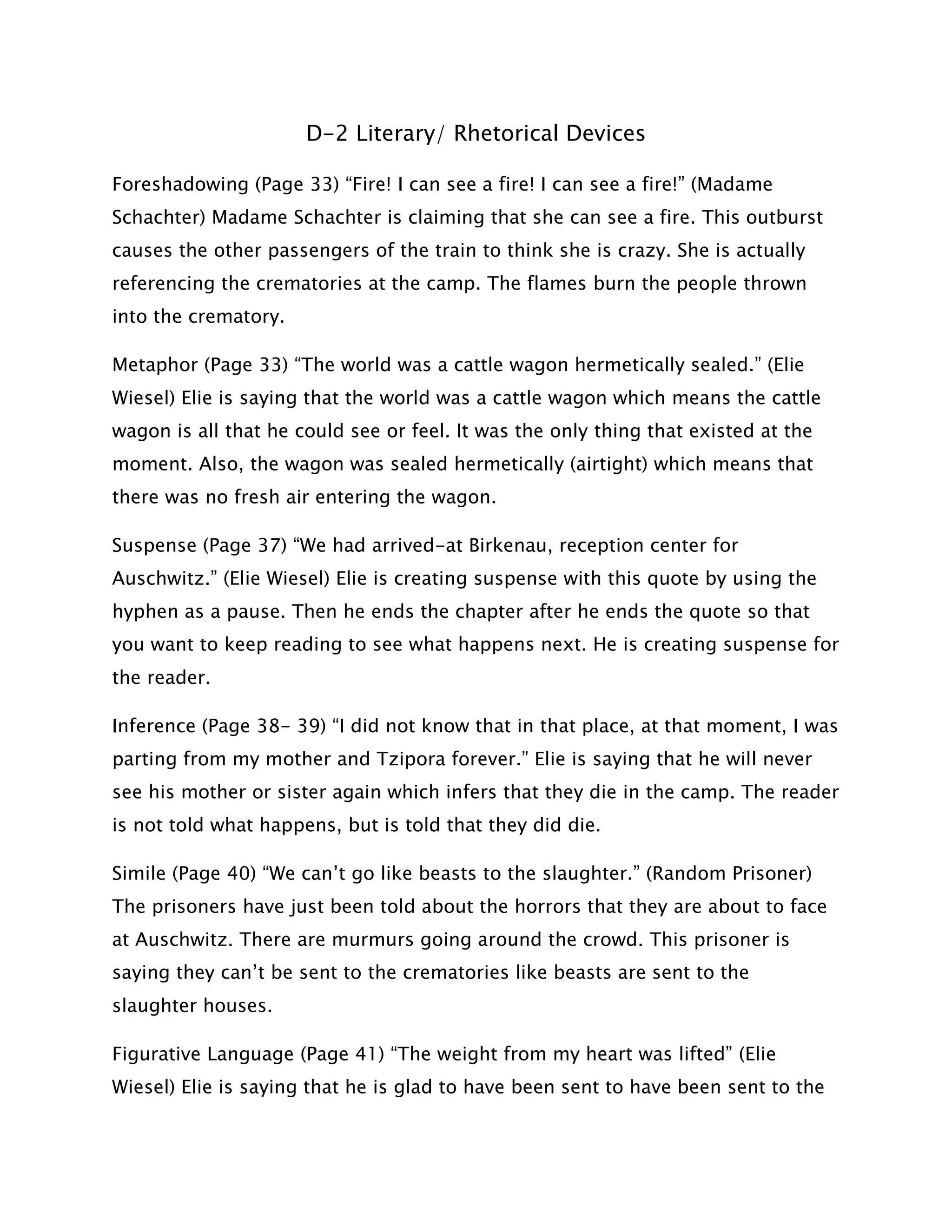 D 2 literary and rhetorical devices | DOCX