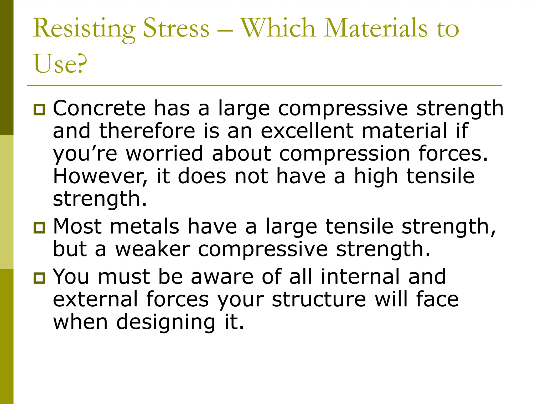 Structures and forces Grade 8 science notes | PPT