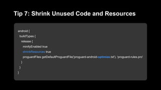 Build your Android app Faster and Smaller than ever | PPT
