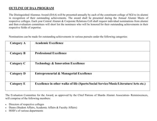 D.A.A. Guidelines | PDF