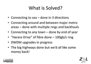D.behr connectivity bottlenecks in zimbabwe- techzim | PPT