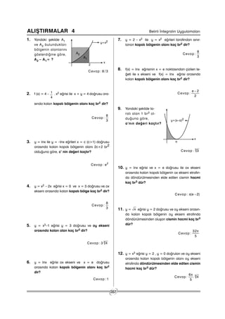 D belirli integralin-uygulamalari | PDF