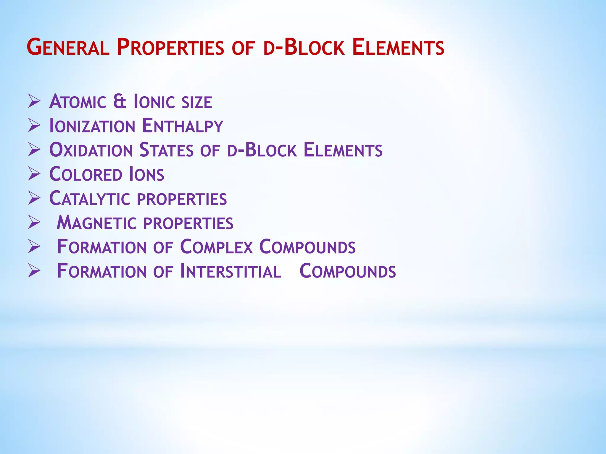 D block-elements | PPTX