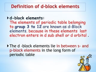 D block-elements | PPTX