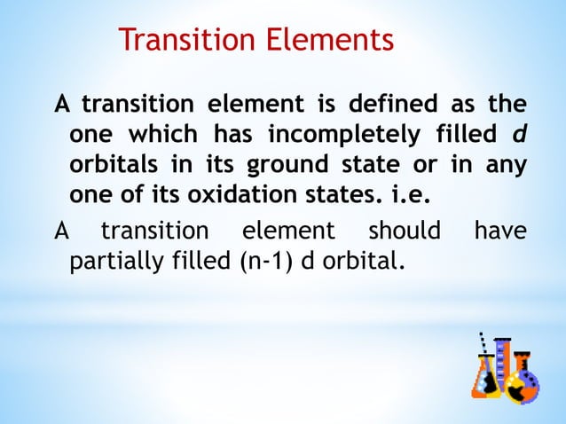 D block-elements | PPTX | Chemistry | Science