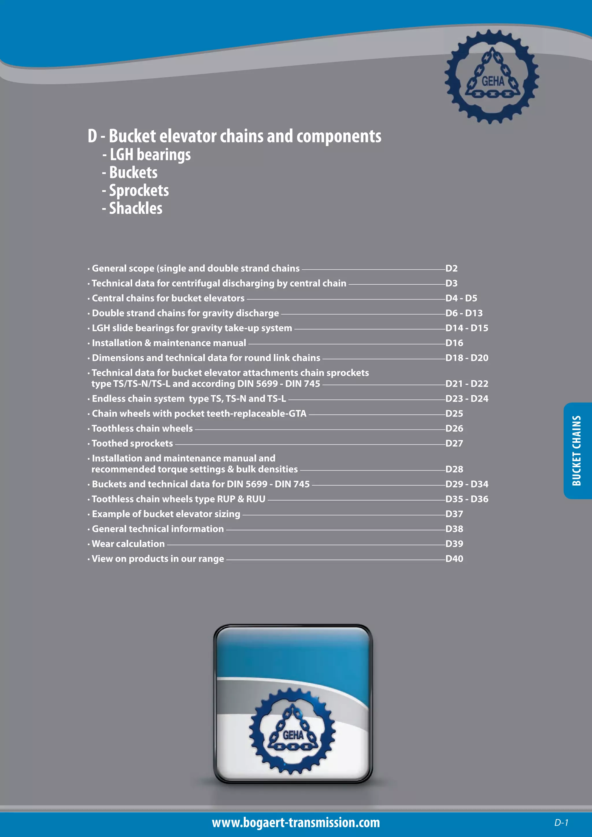 D bucket chains | PDF