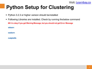 Clustering techniques | PPT