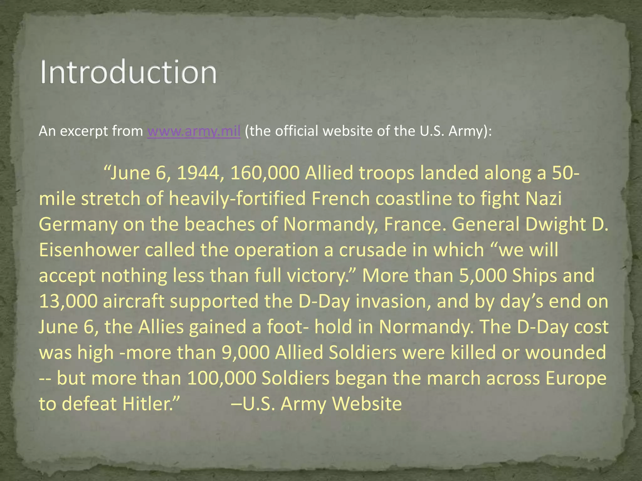 D Day | PPTX