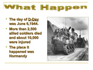D Day Invasion | PPT