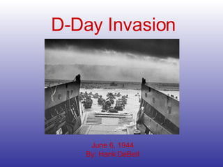 D Day Invasion | PPT | Death, Injury, or Military Conflict | Sensitive ...