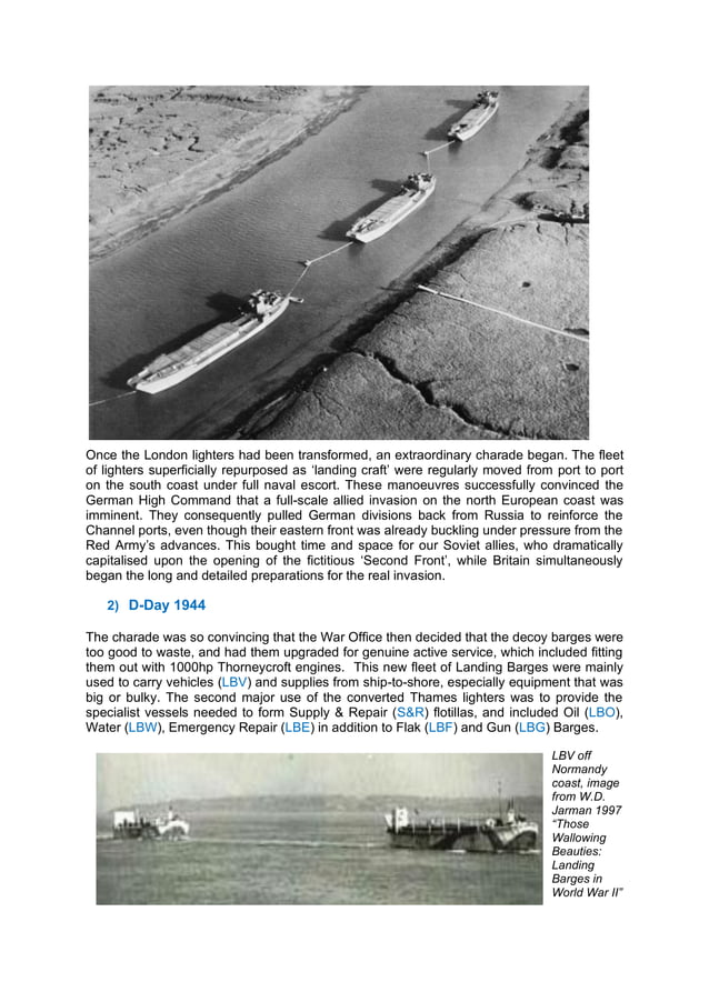 London's Lightermen and D-Day | PDF