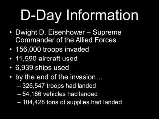 D-Day (Operation Overlord) | PPTX
