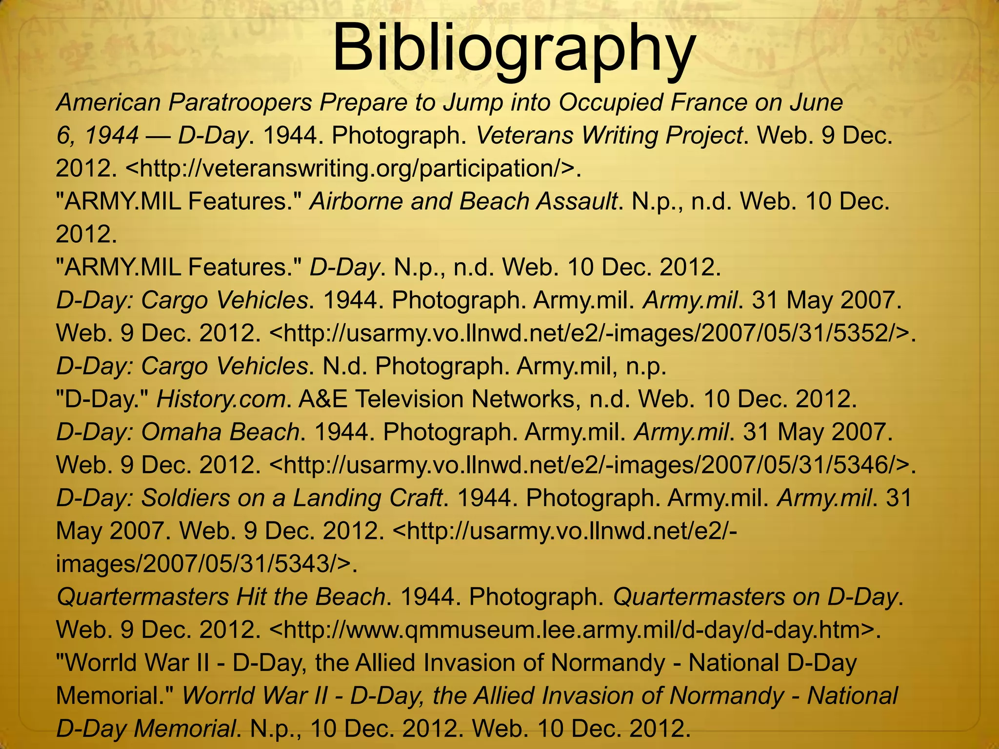 D day powerpoint | PPTX