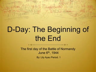 D day powerpoint | PPTX
