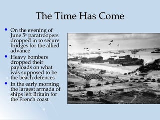 Operation Overlord (D-Day) and Canada's Role | PPT